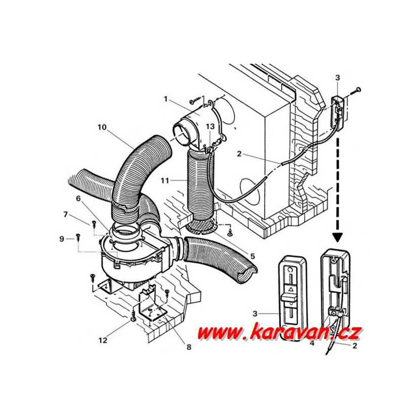 Airmix pro topení Truma S 3002, 5002
