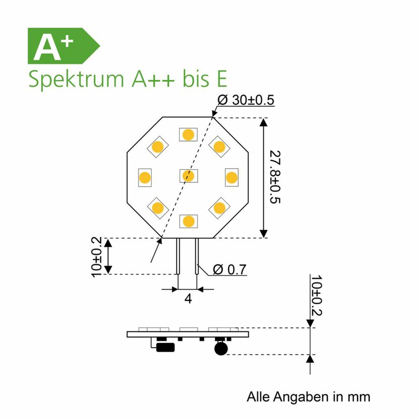 Žárovka 10-30V AC/DC David Communication 9 LED SMD patice G4 Žárovka 10-30V AC/DC David Communication 9 LED SMD patice G4