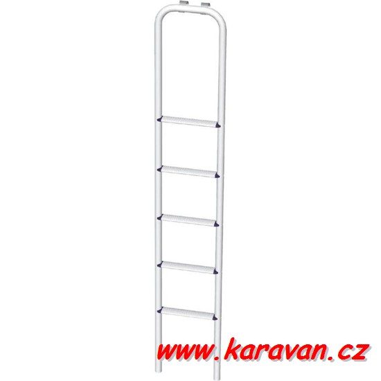 Hliníkový žebřík vnitřní k zavěšení 5- stupňový 175cm - POŠKOZENÝ OBAL