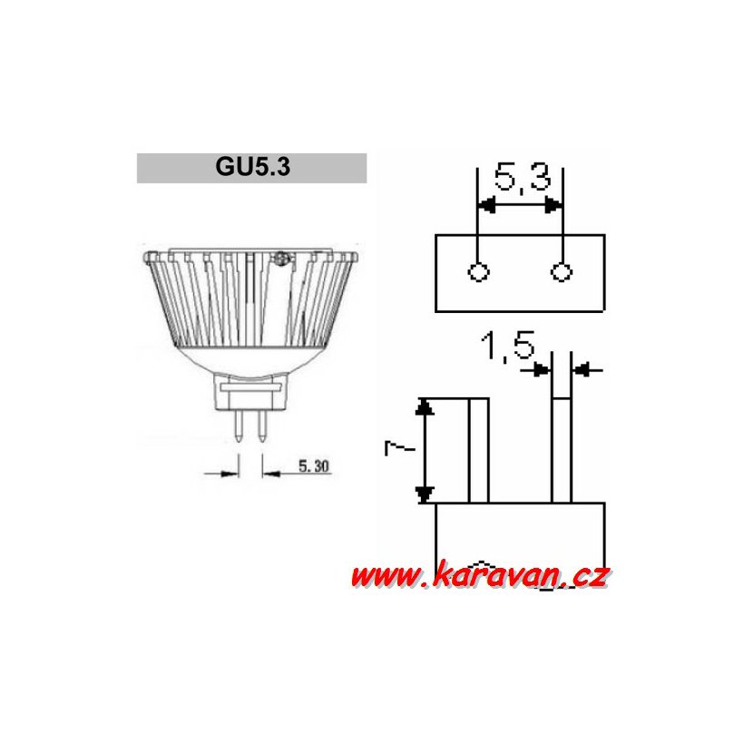 Žárovka 10-30V AC/DC David Communication 21 LED SMD patice GU 5,3 hlava ... Žárovka 10-30V AC/DC David Communication 21 LED SMD patice GU 5,3 hlava ...